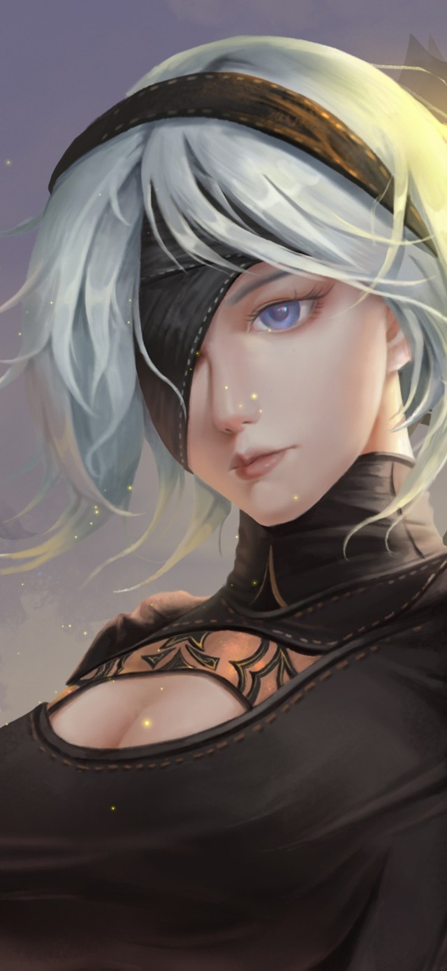 尼尔机械纪元 2B(动漫手机动态壁纸) - 动漫手机壁纸下载 - 元气壁纸