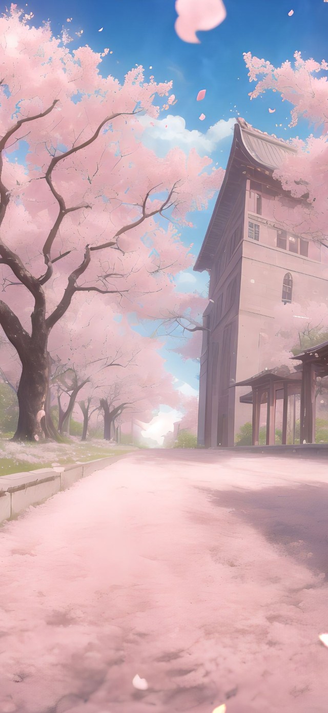 4k 浪漫樱花(风景手机动态壁纸) - 风景手机壁纸下载 - 元气壁纸