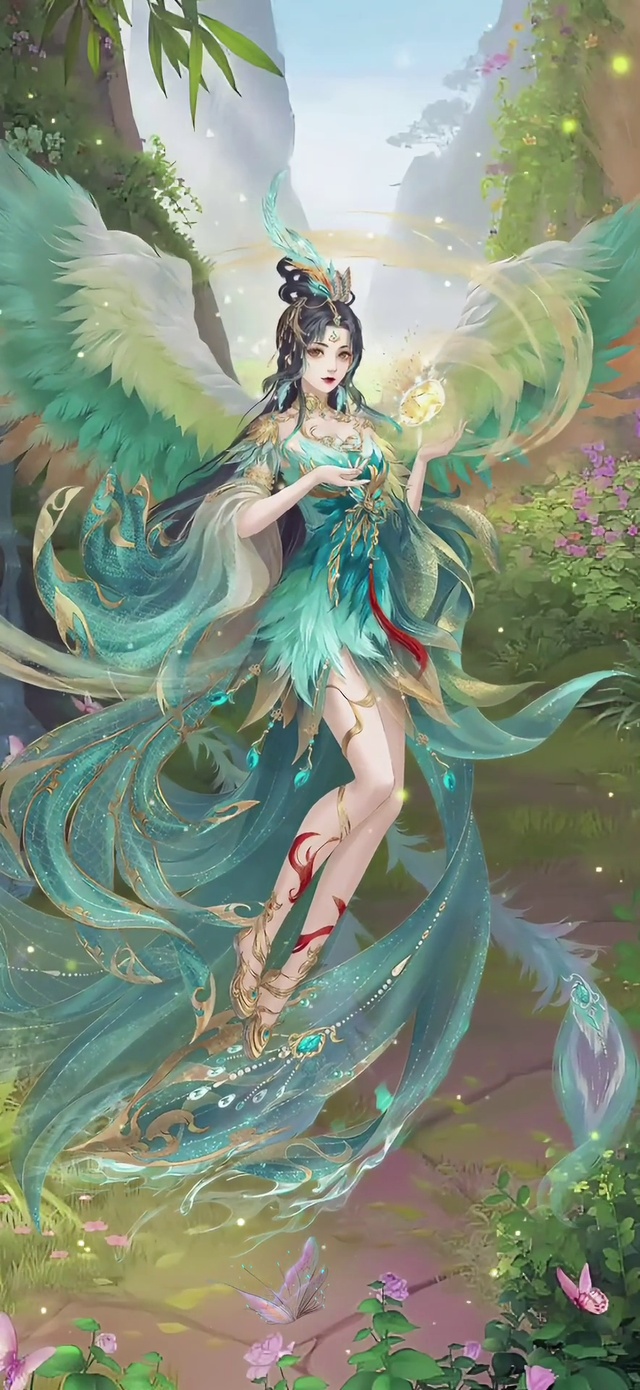 青鸾帝女(动漫手机动态壁纸) - 动漫手机壁纸下载 - 元气壁纸