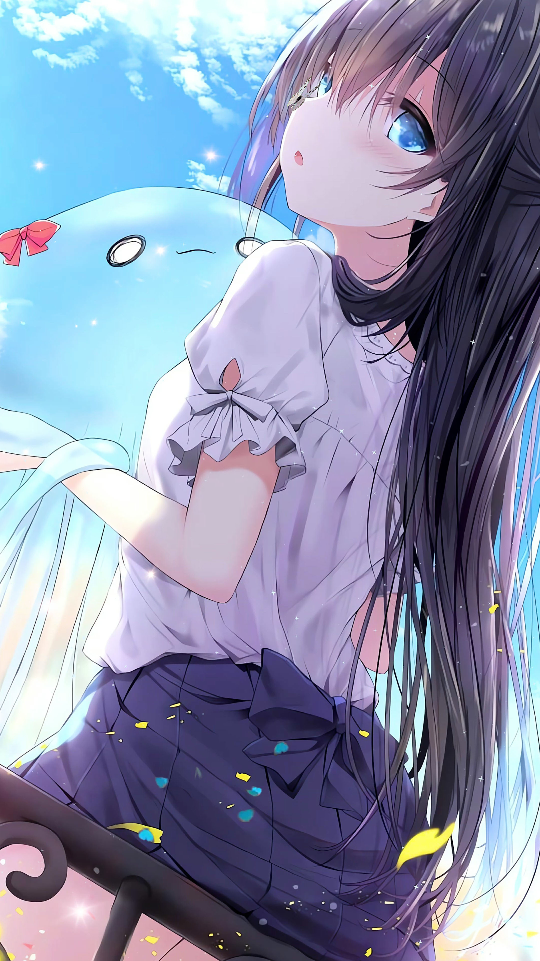 二次元美少女(美女手机动态壁纸) - 美女手机壁纸下载 - 元气壁纸