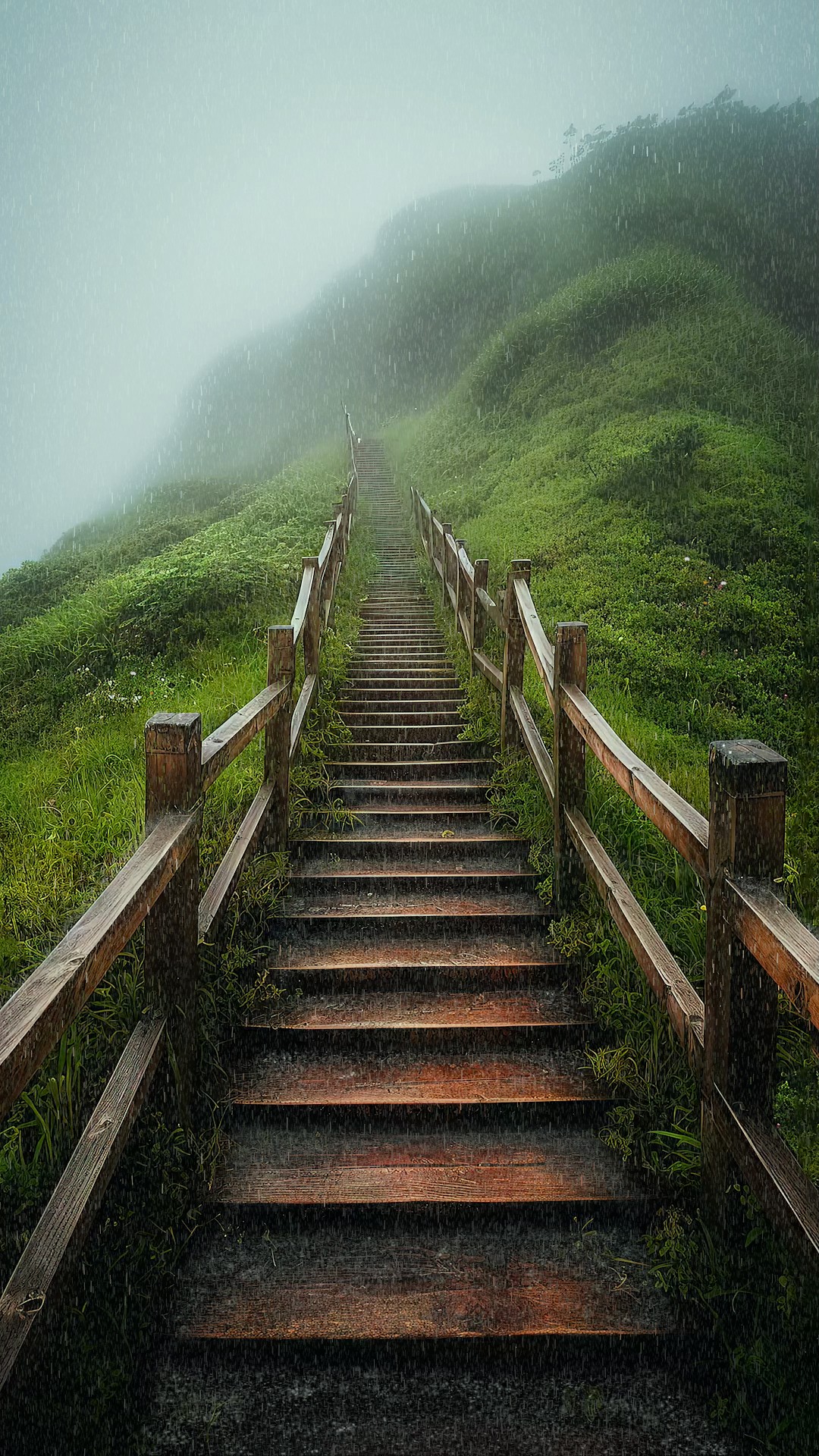 山间的雨(风景手机动态壁纸) - 风景手机壁纸下载 - 元气壁纸